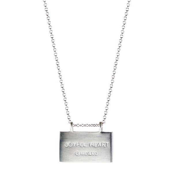 Sterling Silver Joyful Heart Foundation Fearlessness Pendant - Me&Ro